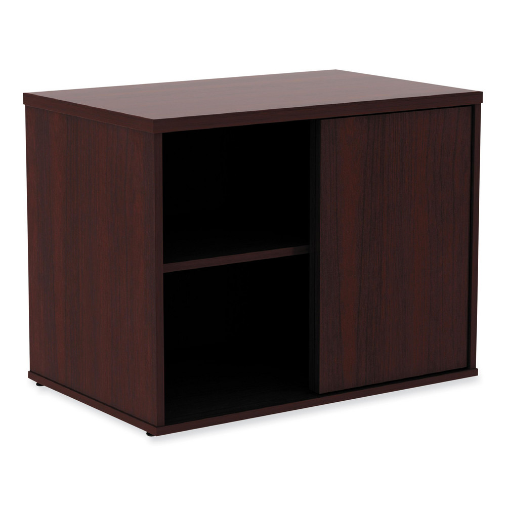 ALERA - Woodgrain Laminate Storage Cabinet: 29-1/2" Wide, 19-1/8" Deep ...