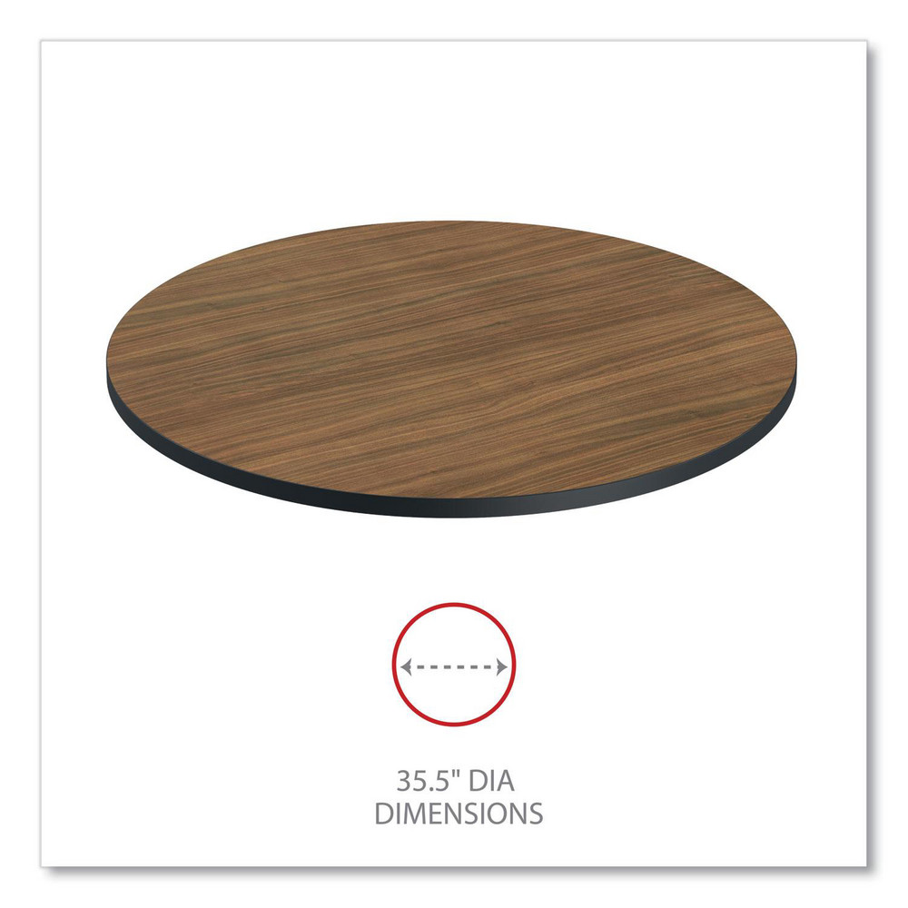 ALERA - Reversible Laminate Table Top Only, Round, 35 1/2 Dia ...