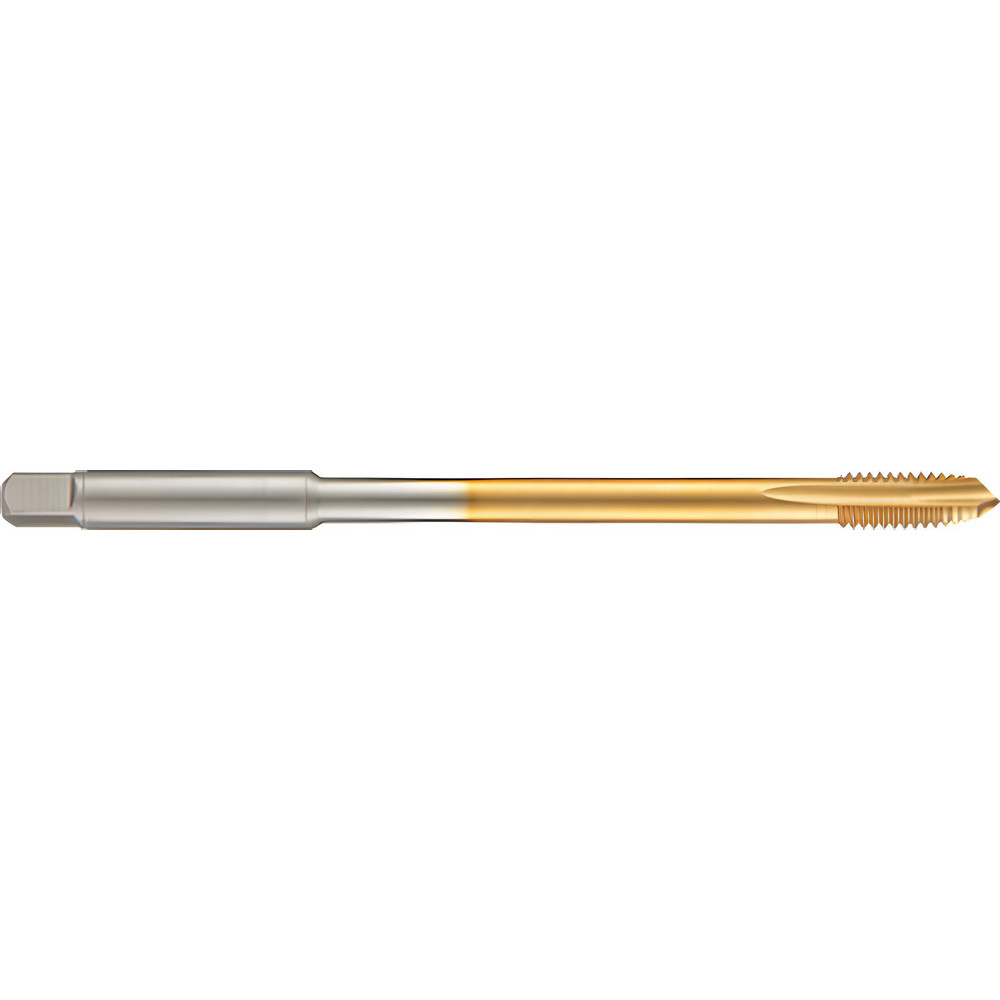 Guhring - Spiral Point Tap: 1/2-20 UNF, 4 Flutes, Plug, 2B Class of Fit, High Speed Steel, TiN ...