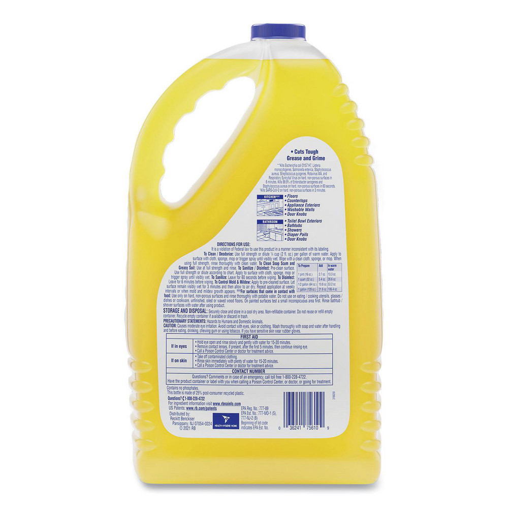 Lysol - Clean and Fresh Multi-Surface Cleaner, Sparkling Lemon and ...
