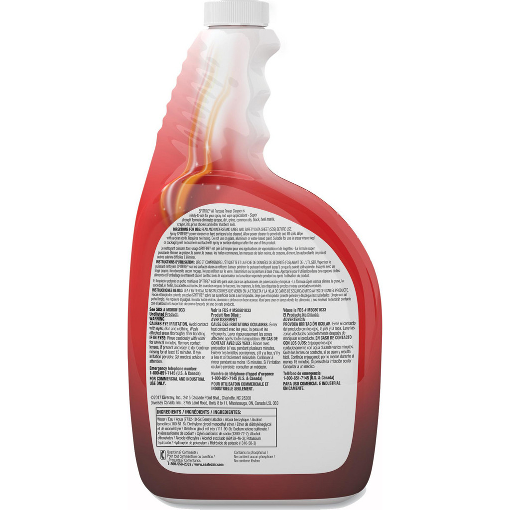 Diversey - All-Purpose Cleaner: 32 oz Trigger Spray Bottle | MSC Direct