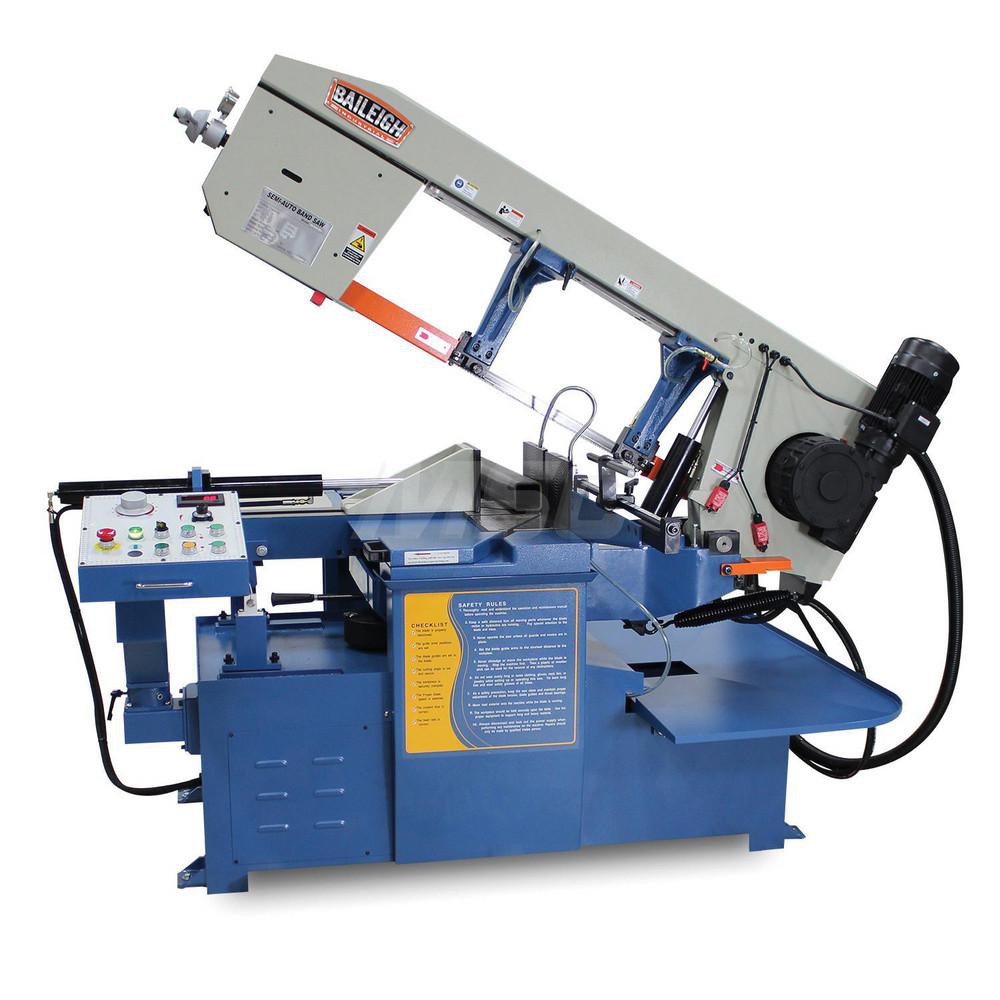 Baileigh - 13 x 18 x 13 x 11" Automatic Horizontal Bandsaw: | MSC Direct