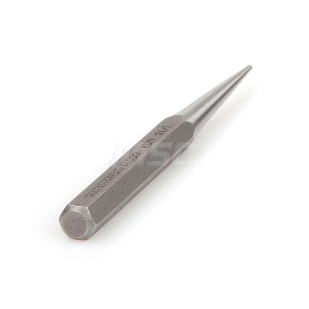Tekton - Punches; Punch Type: Solid ; Punch Size (Inch): 1/16 ; Overall ...