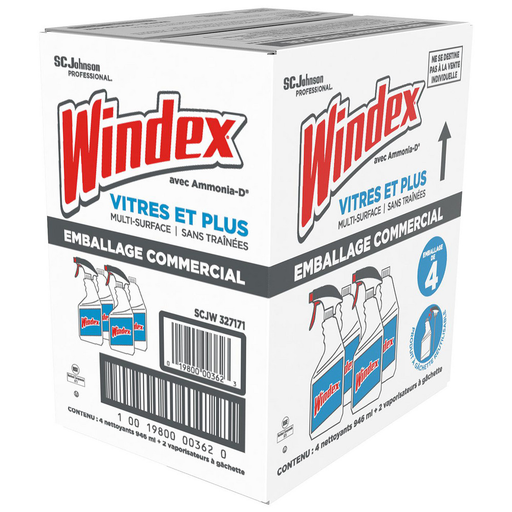 Windex - Windex Glass & More, Multi-Surface, Streak-Free Commercial, 4 ...