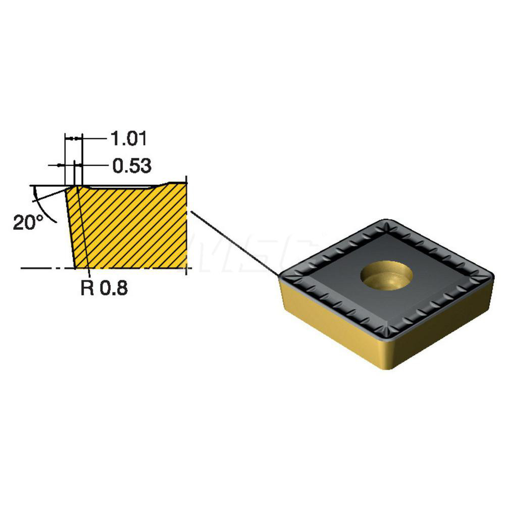 Sandvik Coromant - Turning Insert: SCMT 38 09 32-XL 4425, Carbide | MSC Direct