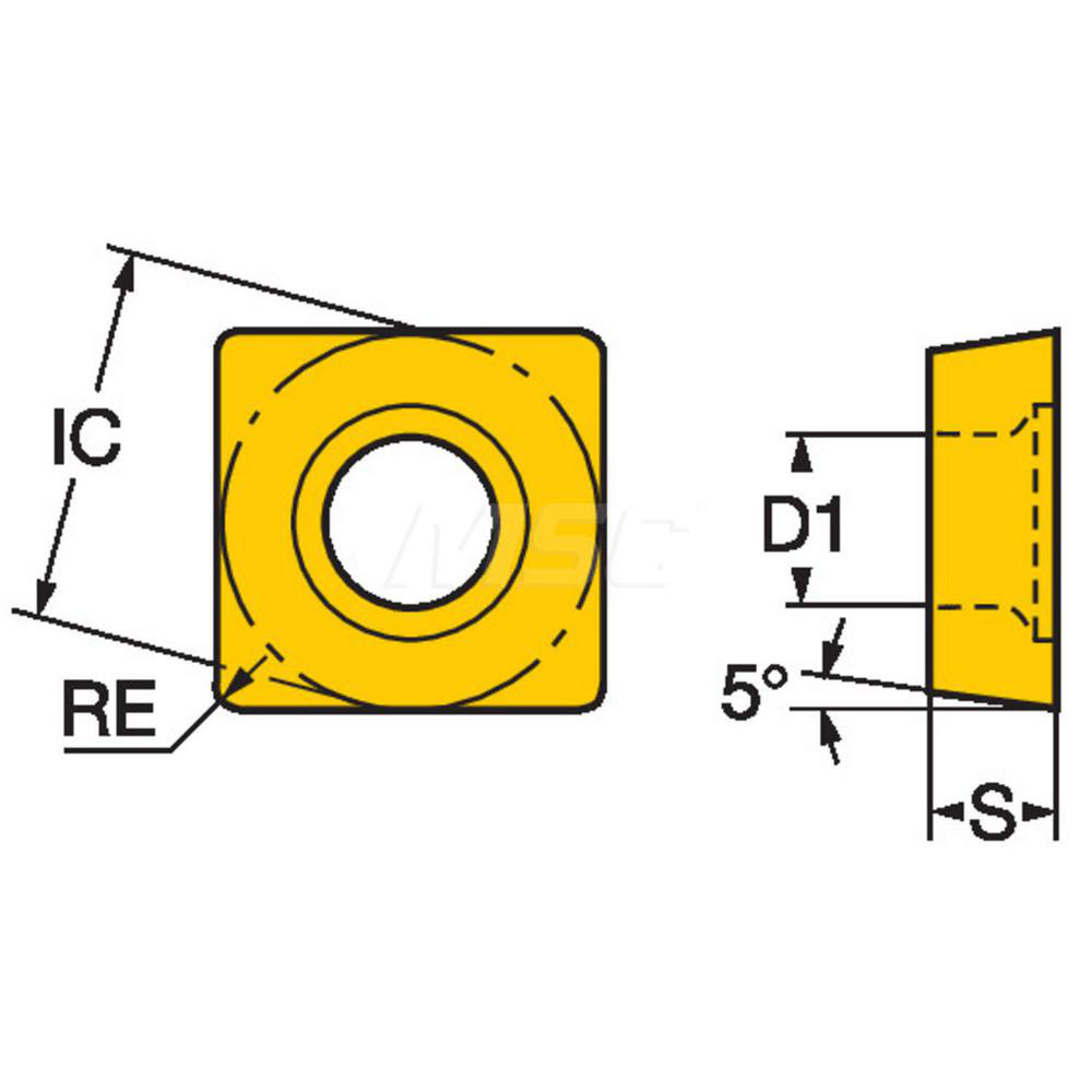 Sandvik Coromant - Turning Insert: SBMT 38 12 32-XH 4425, Carbide | MSC ...