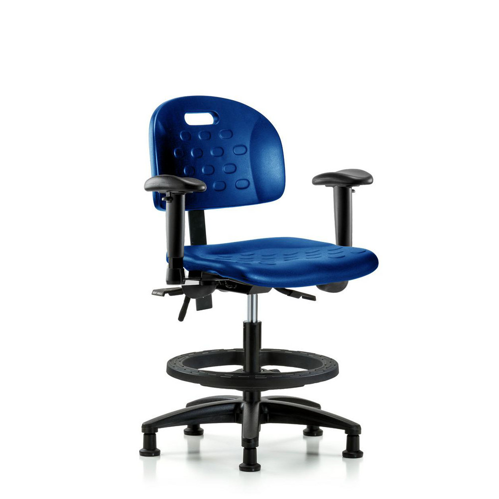 Blue Ridge Ergonomics - Polyurethane Task Chair: Polyurethane, 27-1/2 ...
