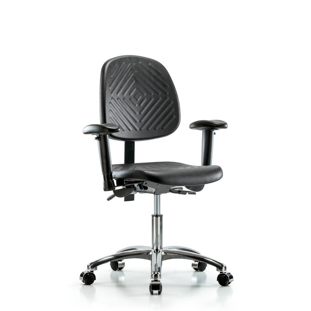 Blue Ridge Ergonomics - Polyurethane Task Chair: Polyurethane, 22-3/4 ...