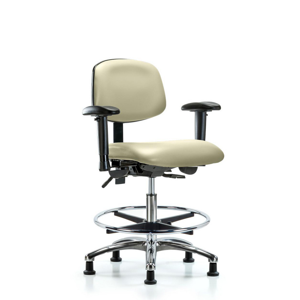 Blue Ridge Ergonomics - Ergonomic Multifunction Task Chair: Vinyl, 29 ...