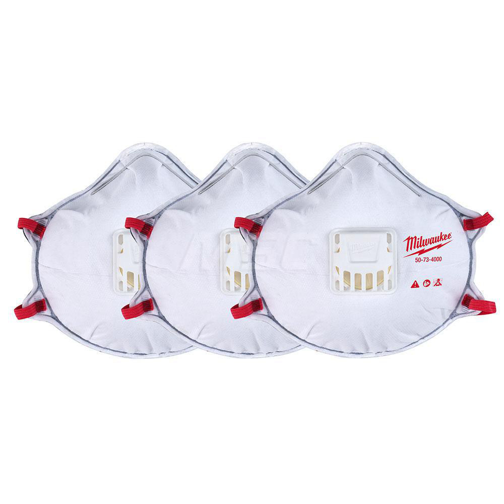 Milwaukee Tool - Disposable Particulate Respirator: Size Universal ...