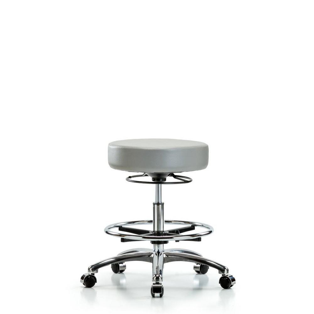 Blue Ridge Ergonomics - Lab Stool: Vinyl, 25" Seat Width, 25" Seat ...