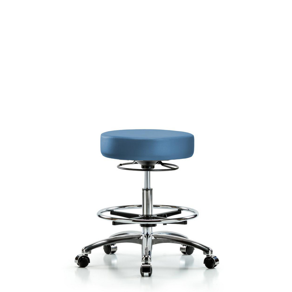 Blue Ridge Ergonomics - Lab Stool: Vinyl, 25" Seat Width, 25" Seat ...