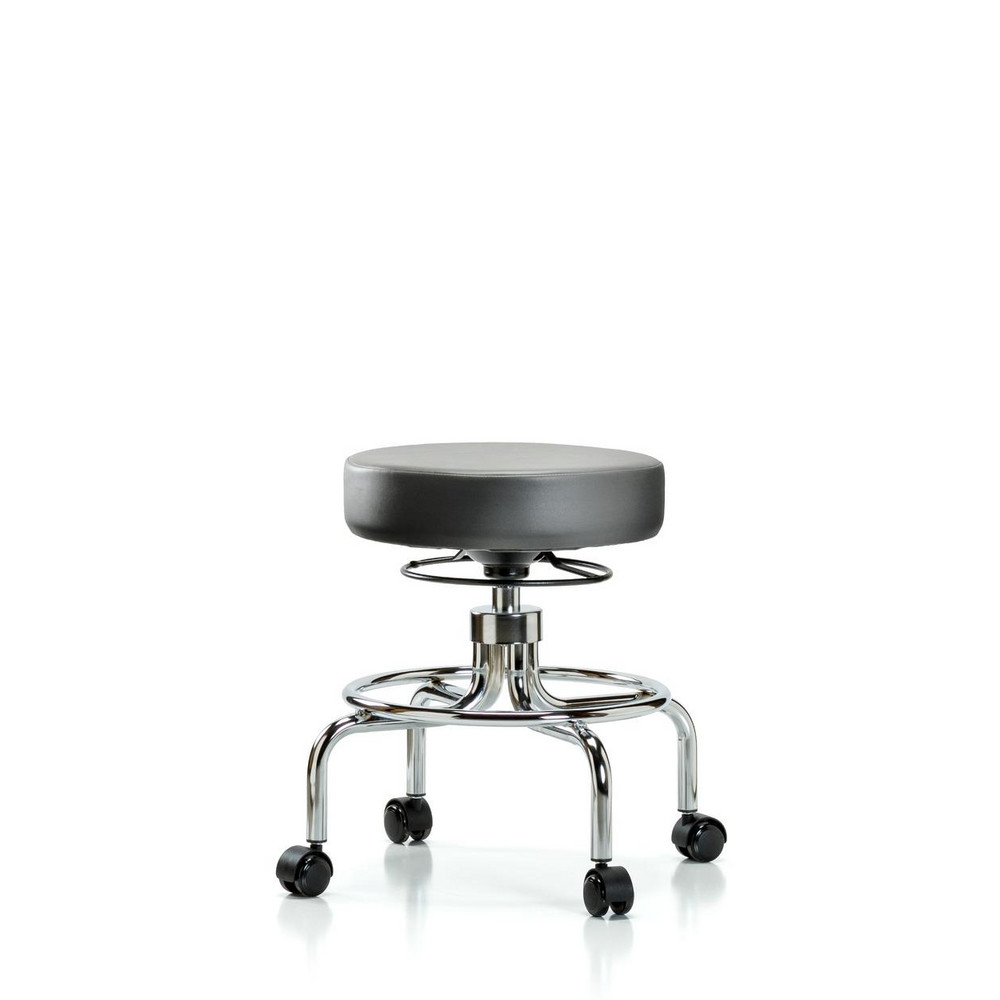 Blue Ridge Ergonomics - Lab Stool: Vinyl, 25" Seat Width, 25" Seat ...