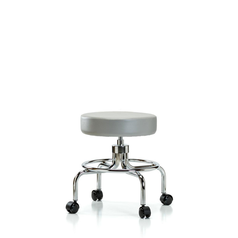 Blue Ridge Ergonomics - Lab Stool: Vinyl, 25" Seat Width, 25" Seat ...