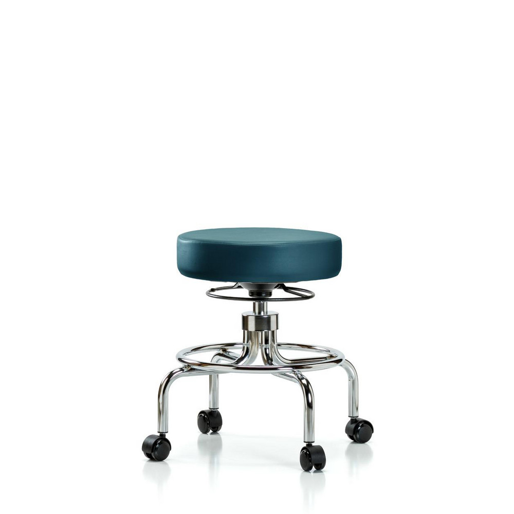 Blue Ridge Ergonomics - Lab Stool: Vinyl, 25" Seat Width, 25" Seat ...