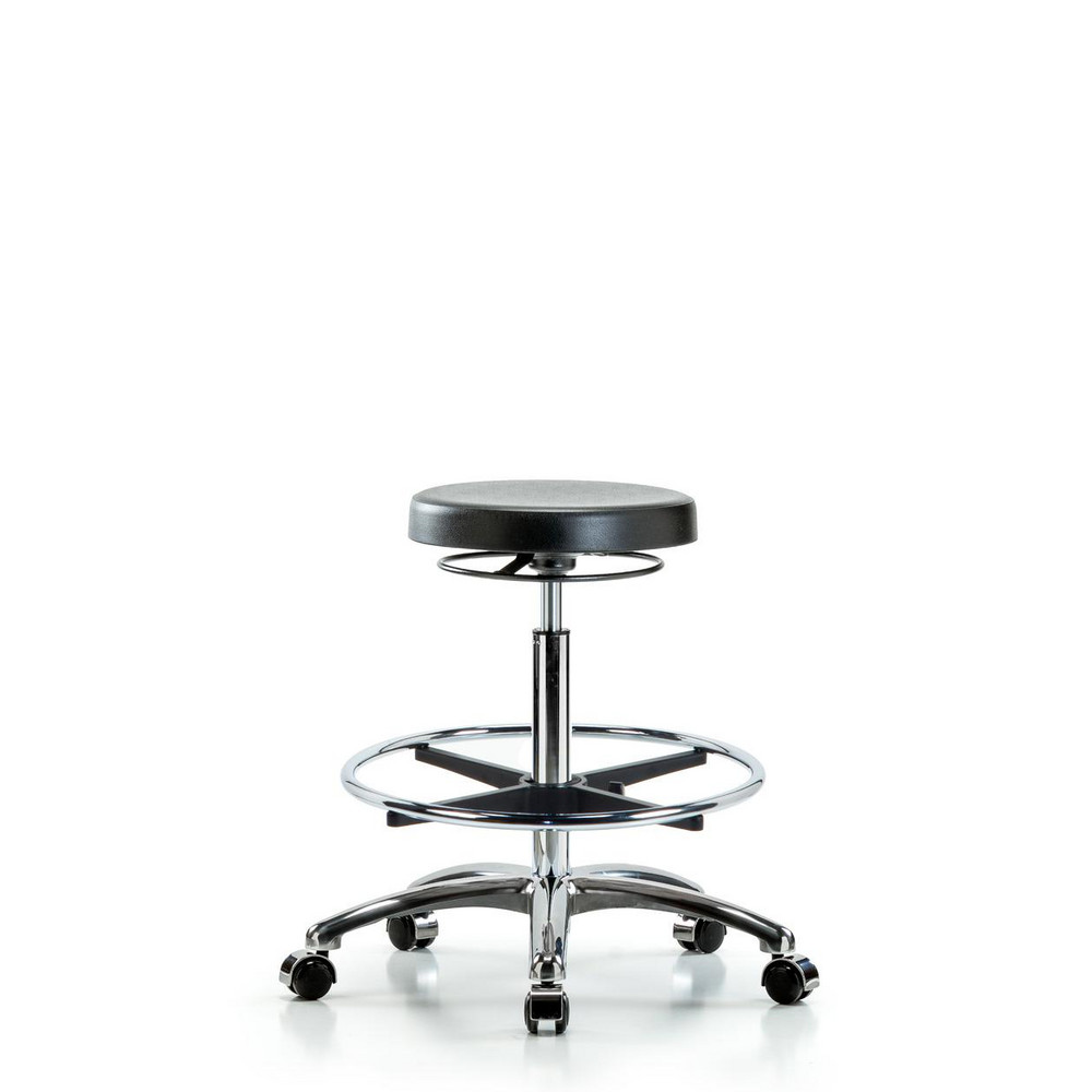 Blue Ridge Ergonomics - Lab Stool: Polyurethane, 25" Seat Width, 25 ...