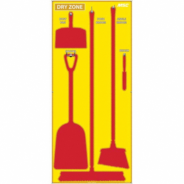 AccuformNMC - Pegboard Shadow Board: 30 x 68", Aluminum Composite | MSC ...