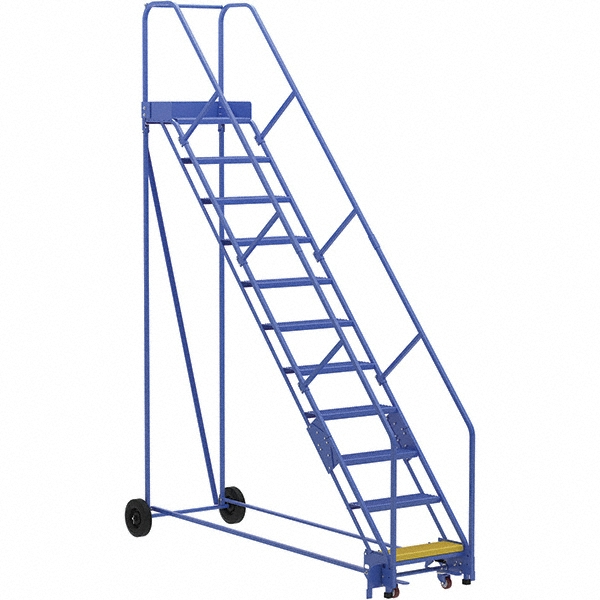 Vestil - Steel Rolling Ladder: Type Type IA, 110" Platform, 350 lb ...