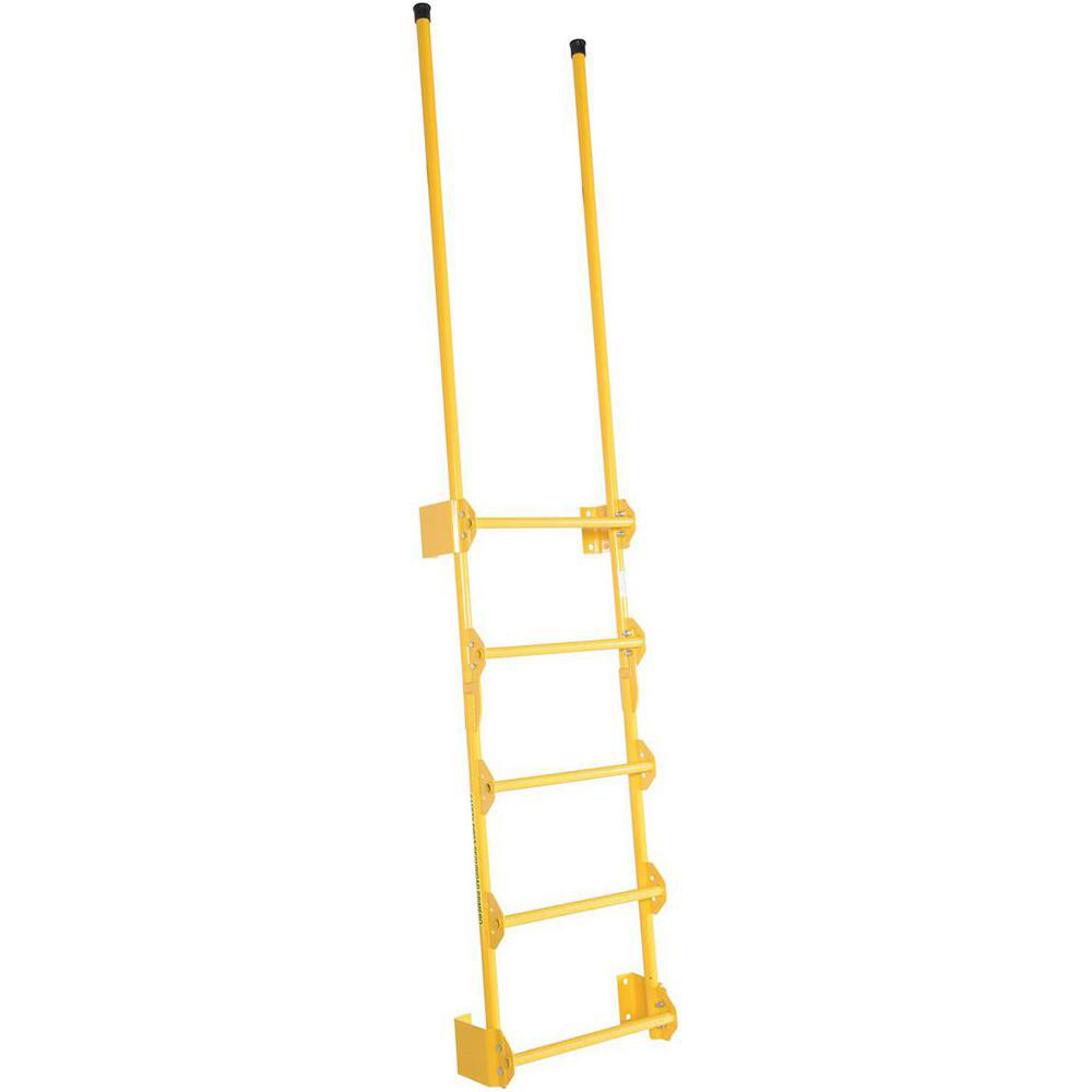 Vestil - Steel Wall Mounted Ladder: Type IA, 8.46" High, 5 Steps, 300 ...