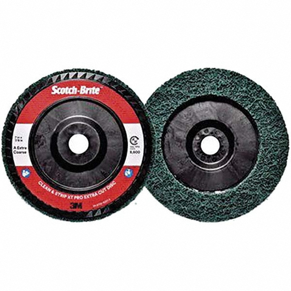 3M - Deburring Disc: 7" Dia, 7/8" Hole, Extra Coarse Grade, Aluminum ...