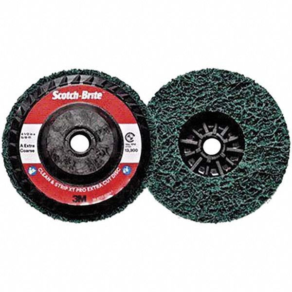 3M - Deburring Disc: 4-1/2" Dia, Extra Coarse Grade, Aluminum Oxide ...