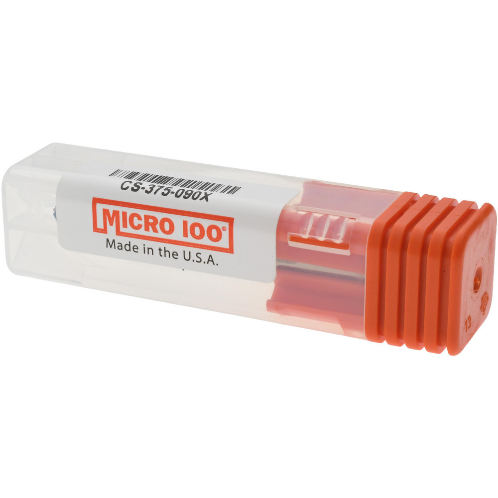 Micro 100 - Chamfer Mill: 3/8" Dia, 3/8" Shank Dia, 90 deg, 6 Flute ...