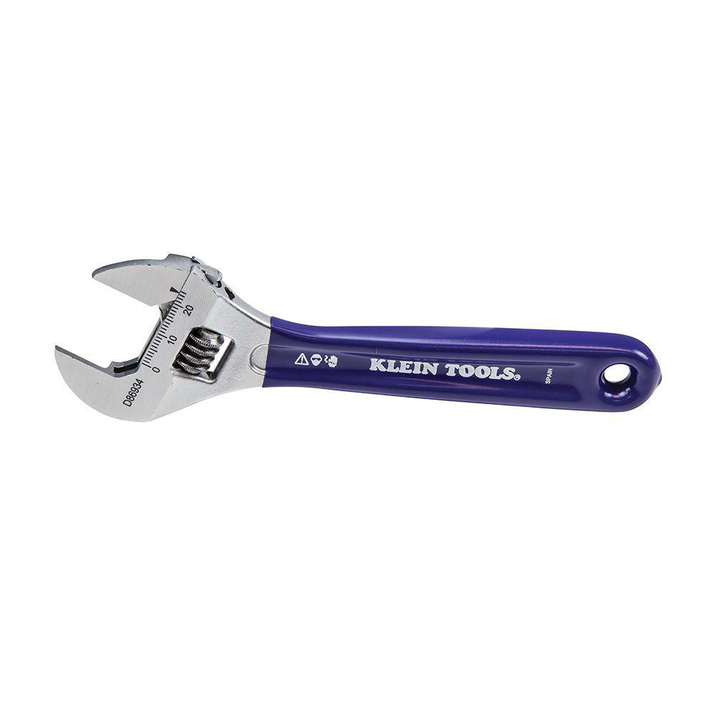 Klein Tools - Adjustable Wrench: 6" OAL, 1" Jaw Capacity | MSC Direct