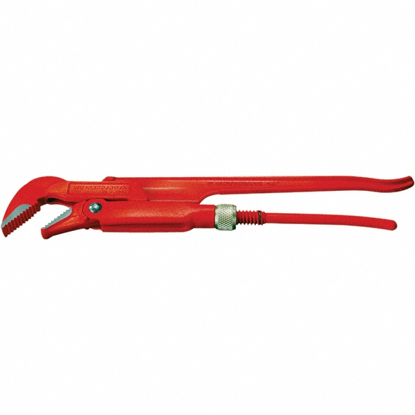 Rothenberger - Corner 45 deg Pipe Wrench: 2" Max, 20" OAL, Chromium ...