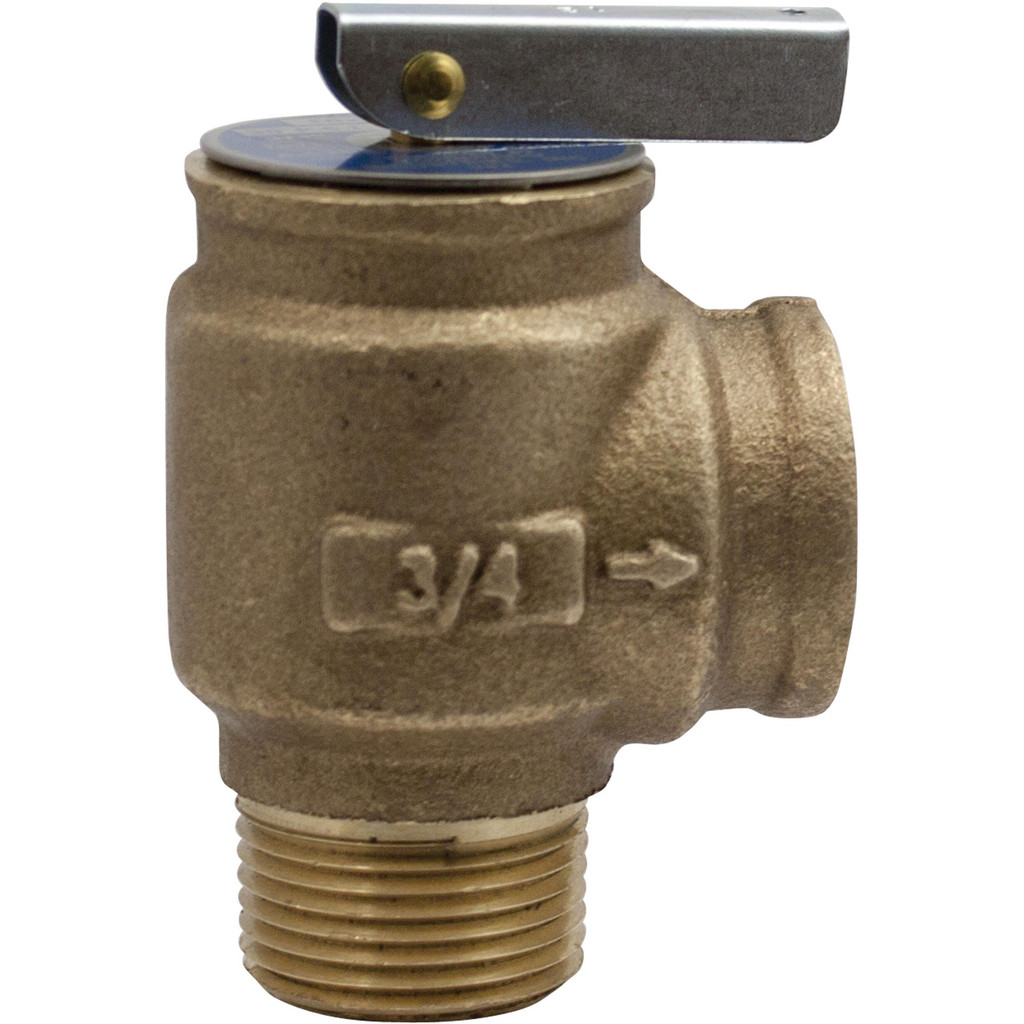 Apollo® - Water Relief Valve: 3/4" Inlet, 75 Max psi | MSC Direct
