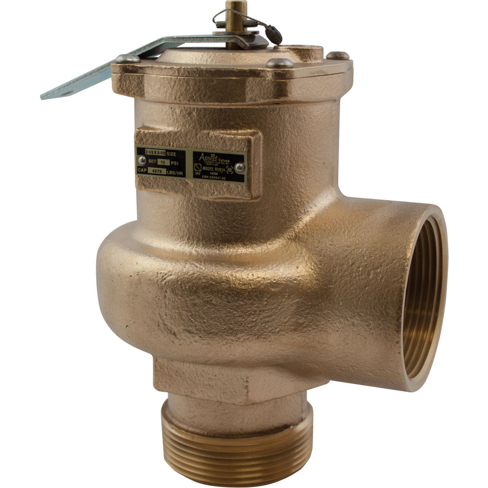 Apollo® - Safety Valve Relief Valve: 2" Inlet, 12 Max psi | MSC Direct