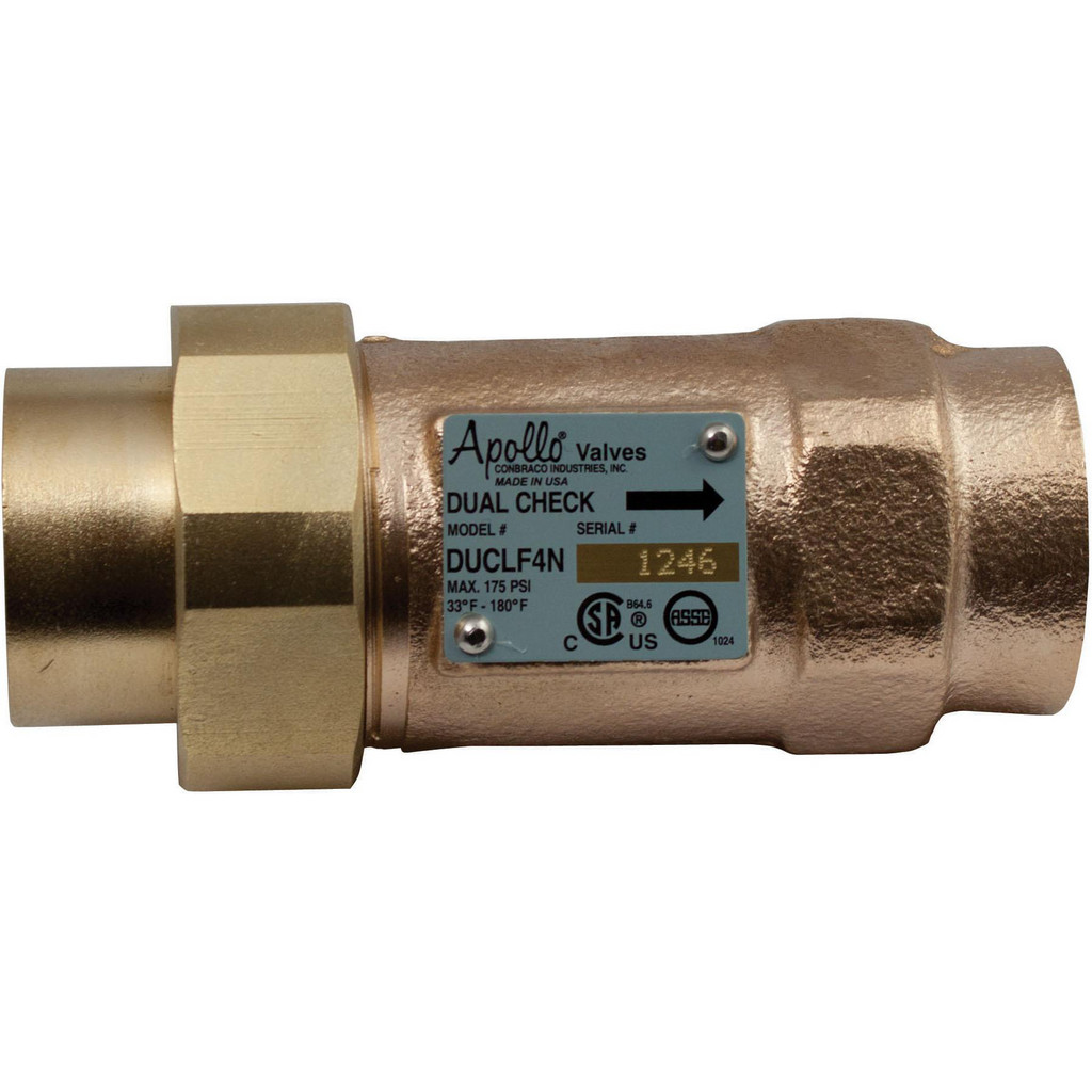 Apollo® - 3/4" 4NLF SERIES DUAL CHECK BACKFLOW | MSC Direct