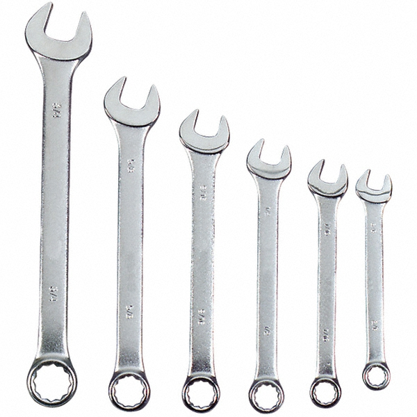 Blackhawk™ by Proto® - Combination Wrench Set: 6 Pc, 3/8 to 3/4" Wrench ...