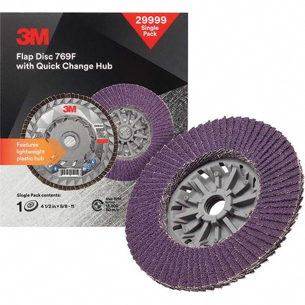 3M - Flap Discs; Abrasive Type: Coated ; Flap Disc Type: Type 27 ; Disc ...