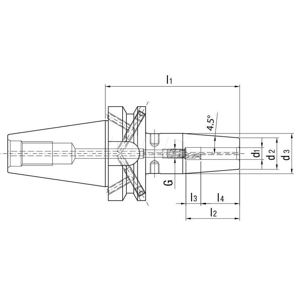 Mapal - Shrink-Fit Tool Holder & Adapter: BT40 Taper Shank | MSC Direct