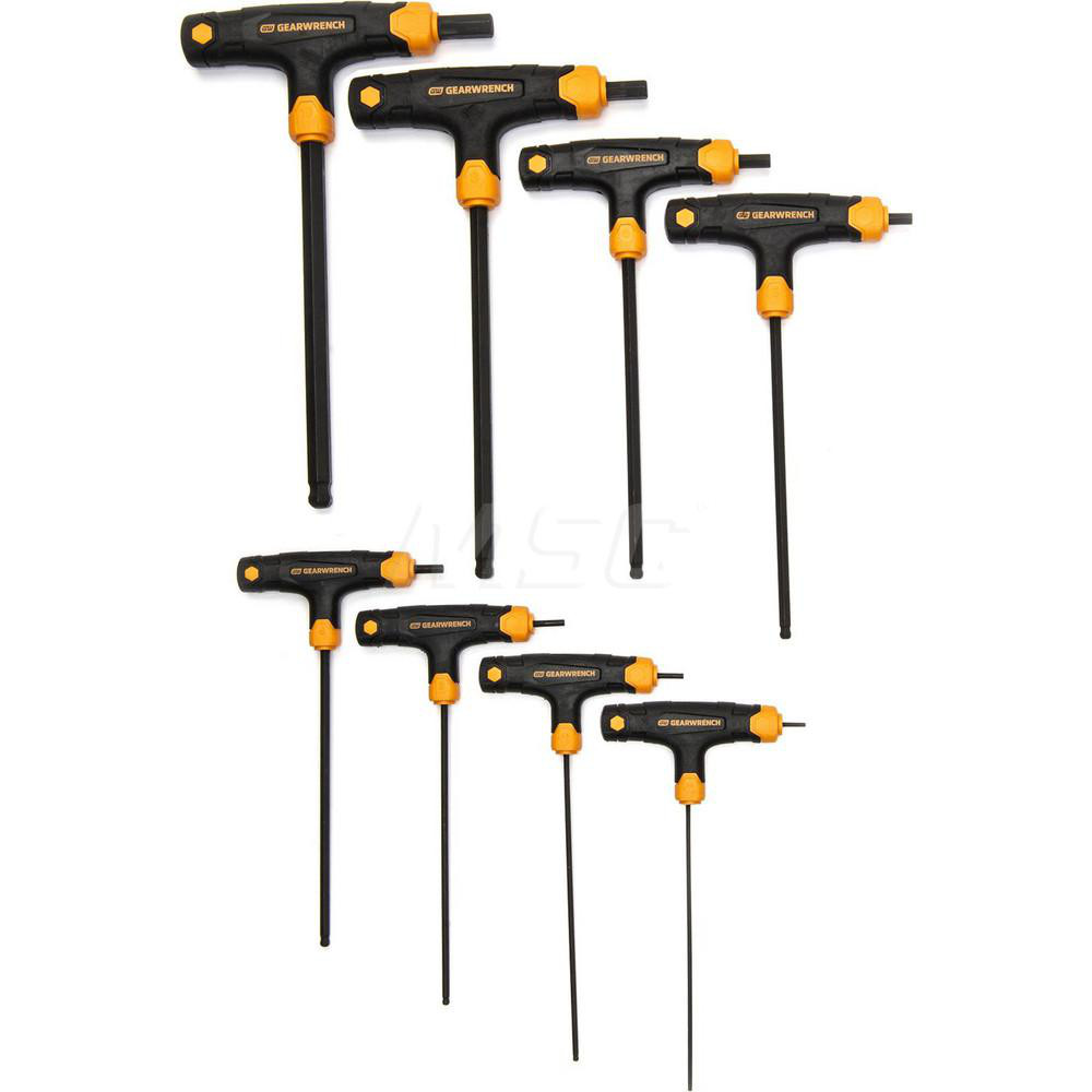 GEARWRENCH - Hex Key Sets: Tool Type: Hex; Handle Type: T-Handle ...