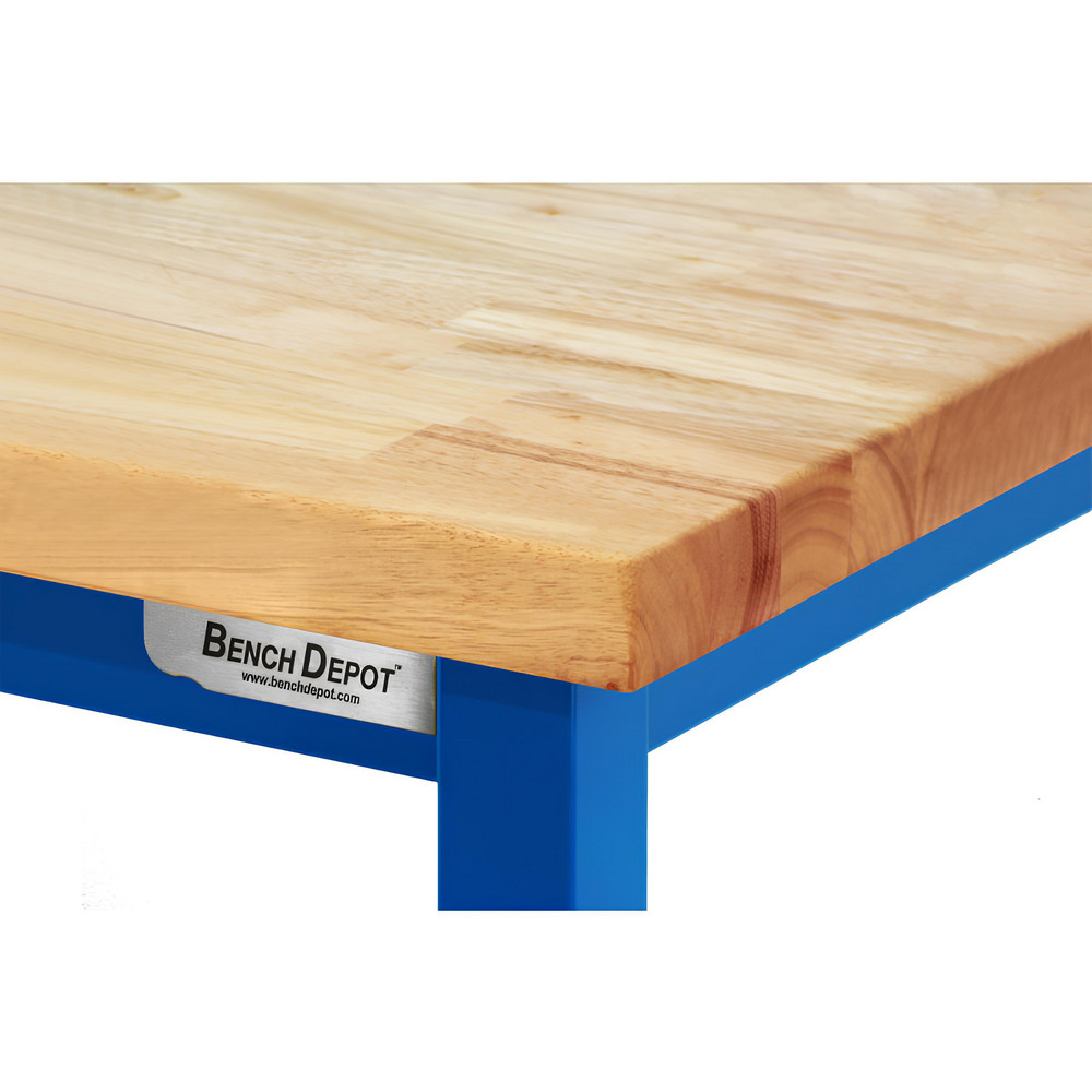 BenchPro - Work Bench: 96" Wide, 34" High, Oiled, Maple Top, Steel Base ...