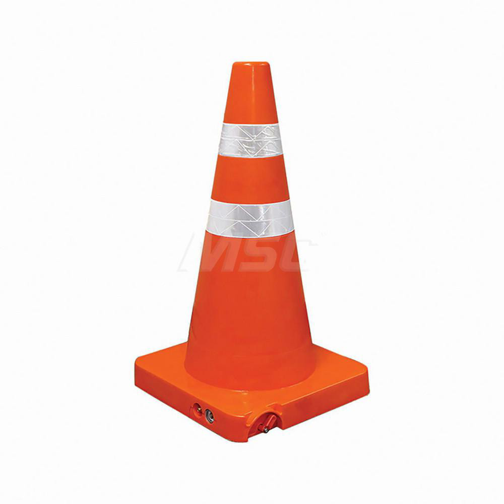 Railhead Corporation - Rigid Cone: Polyethylene, 30" OAH, Orange | MSC ...