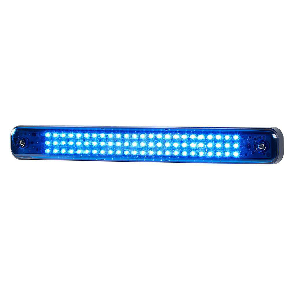Federal Signal Emergency - 10" 72LED BLU STRIP WARNING LIGHT | MSC Direct