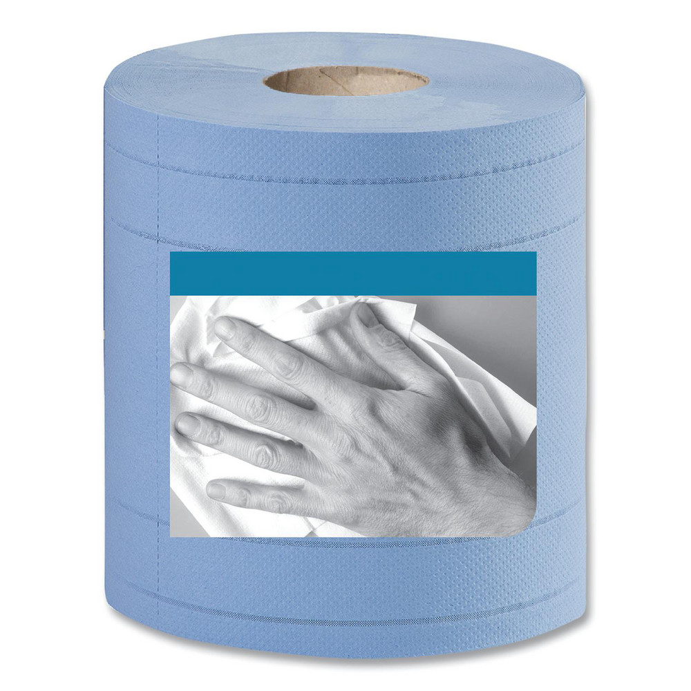 Tork - Industrial Paper Wiper, 4-Ply, 11" x 15.75", Unscented, Blue ...