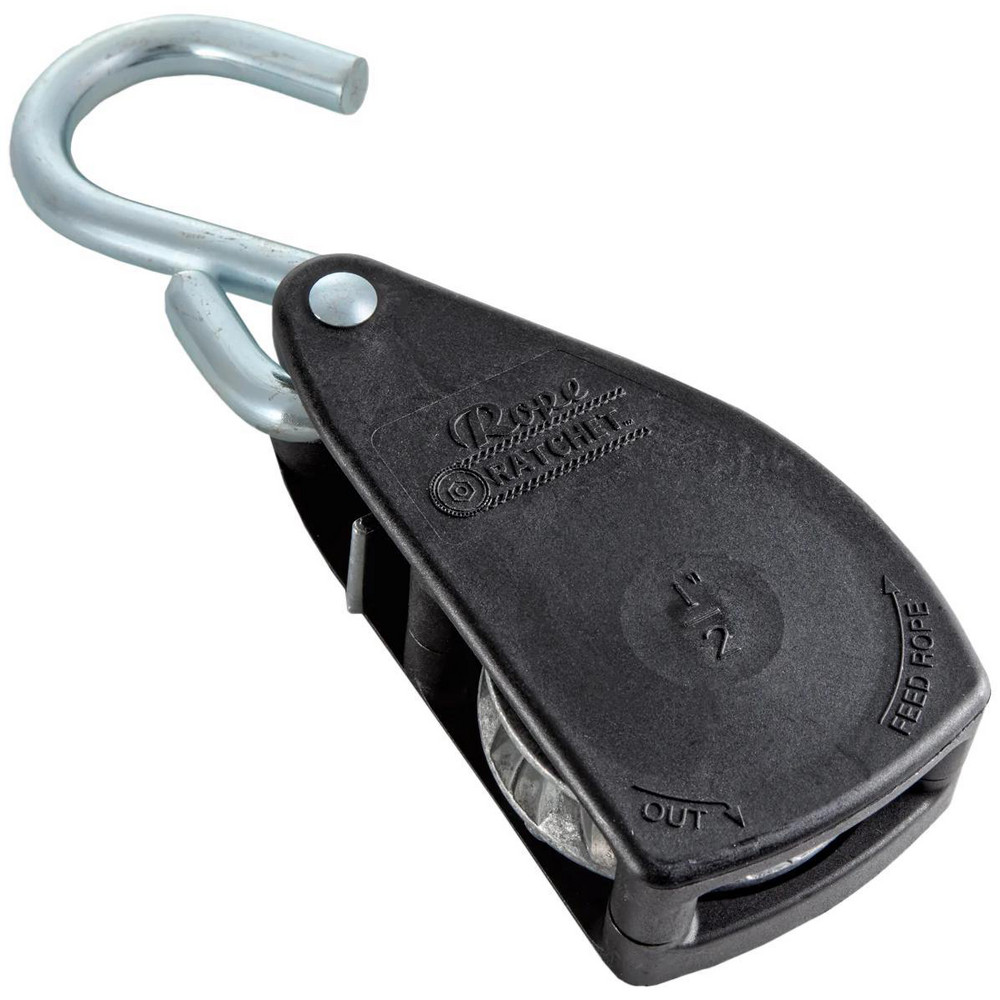 Rope Ratchet - Ratchet Rope Tie Down Kit: 500 lb Limit, 15' OAL, 1/2 ...