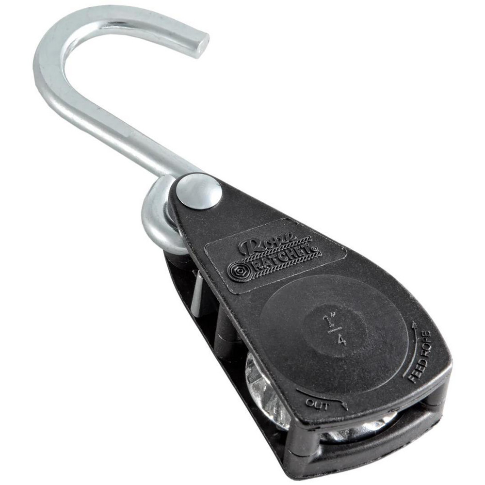 Rope Ratchet - Ratchet Rope Tie Down Kit: 150 lb Limit, 15' OAL, 1/4 ...