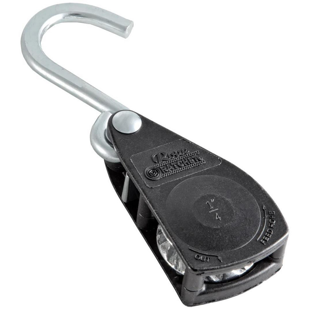 Rope Ratchet - Ratchet Rope Tie Down Kit: 150 lb Limit, 8' OAL, 1/4 ...