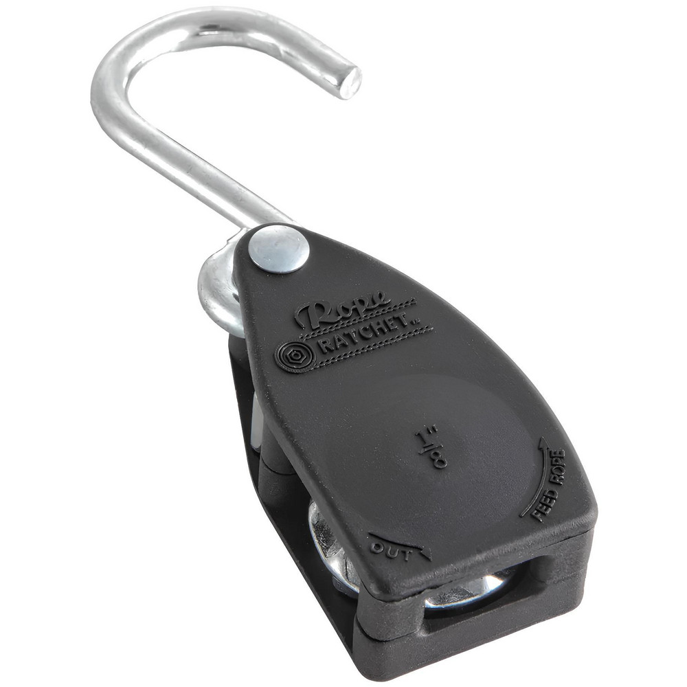 Rope Ratchet - Ratchet Rope Tie Down Kit: 75 lb Limit, 6' OAL, 1/8 ...