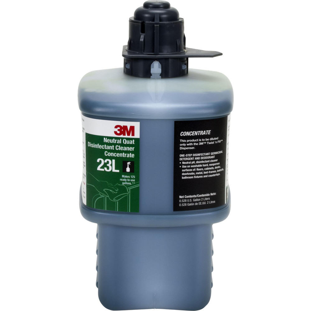 3M - Neutral Quat Disinfectant Cleaner Concentrate 23L, Gray Cap, 2L ...