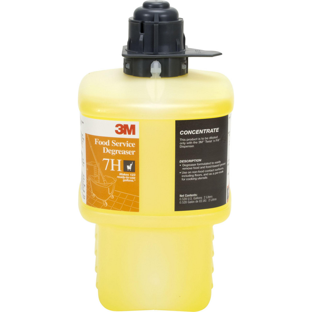 3M - Food Service Degreaser Concentrate 7H, Gray Cap, 2 L | MSC Direct