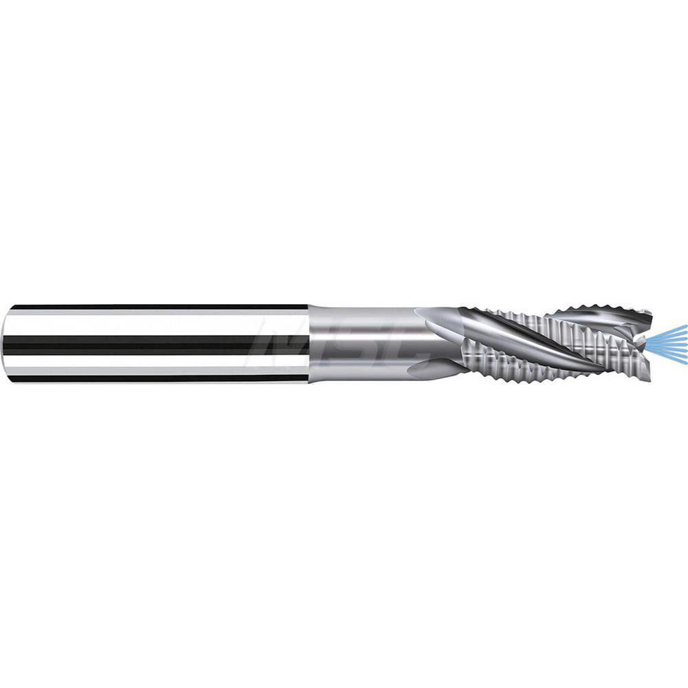 Fraisa - Roughing End Mill: 6.00 mm Dia, 3 Flute, Medium Pitch, 0.10 mm ...