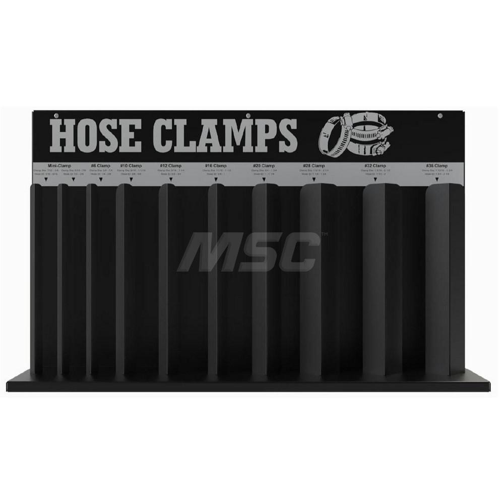 Durham - Steel Display Rack: 23-5/16" Wide, 14-5/16" High | MSC Direct