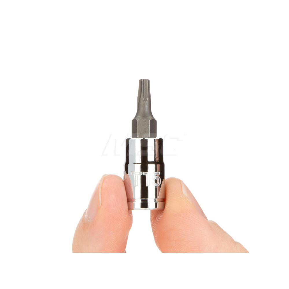 Tekton - 1/4 Inch Drive Torx Bit Socket Set, 10-Piece (T6-T30) | MSC Direct