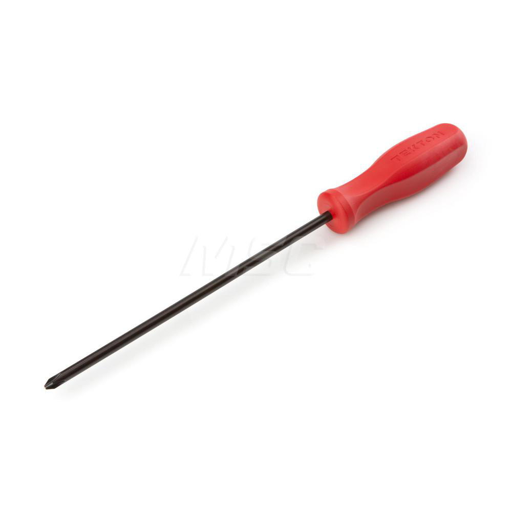Tekton - Long #2 Phillips Hard-Handle Screwdriver (Black Oxide Blade ...
