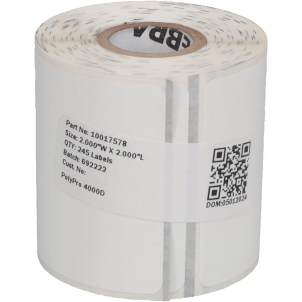 Made in USA - 2X2" 245/RL POLY PRO VMI LABELS | MSC Direct